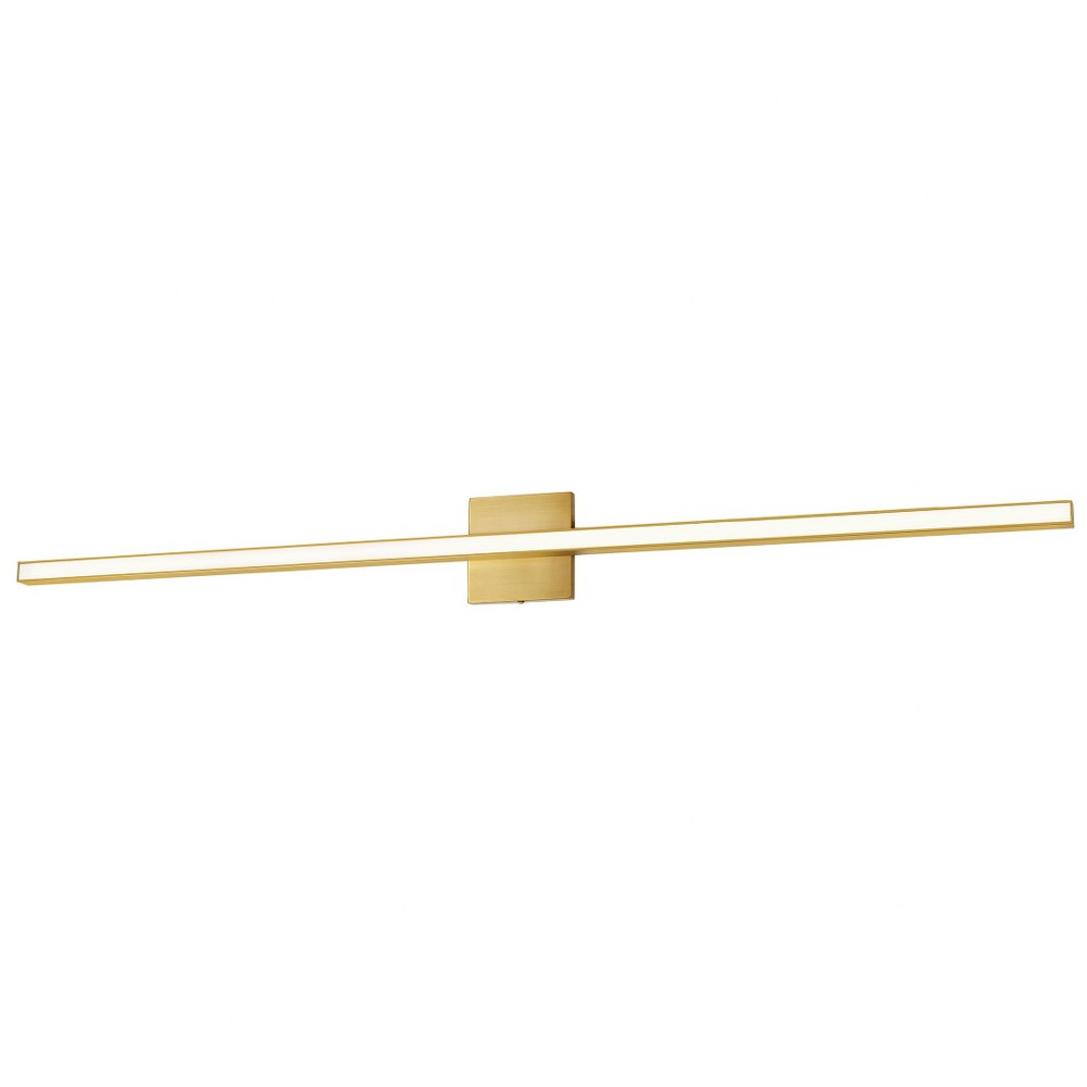 Dainolite - Arandel - 47.5 Inch 36W 1 LED Bath Vanity-Aged Brass Finish ...
